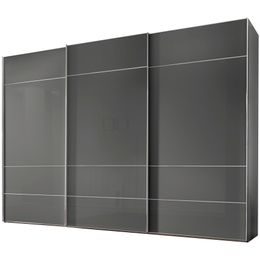 Schwebet&uuml;renschrank STAUD, B:298cm H:240cm T:68cm, grau, Holzwerkstoff, Schr&auml;nke, "Sonate Lucca, Made in Germany", Mit vier verschiedenen