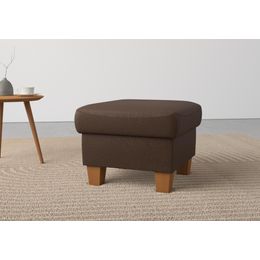 Stauraumhocker OTTO HOME, B:58cm H:48cm T:58cm, braun, 100% Polyester, Hocker, "Caldera", Stauraum, auch in Easy Care-Bezug f&uuml;r einfaches Reinigen