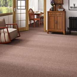 OTTO HOME Teppichboden "Ruva, Schlinge, Gesamth&ouml;he 6 mm", B : 400cm 1 Stk., L: 700cm, braun, Schlafzimmer, Teppiche, strukturierte Oberfl&auml;che, Breite