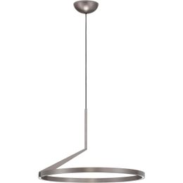 NOVA LUCE Pendelleuchte "TILIA", 1, &Oslash; 60cm H: 250cm, 1 Stk., silber, Esszimmer, Leuchten