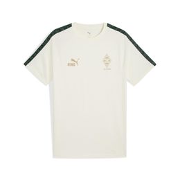 Puma Herren T-Shirt "Borussia M&ouml;nchengladbach KING T-Shirt Herren", beige, Gr. S, clean, Obermaterial: 100% Baumwolle. Rippe: 29% Polyester, 71%