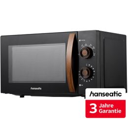 Hanseatic Mikrowelle "634711", B:45,2cm H:26,2cm T:34,4cm, schwarz, Mikrowellen, inkl. 3 Jahre Herstellergarantie