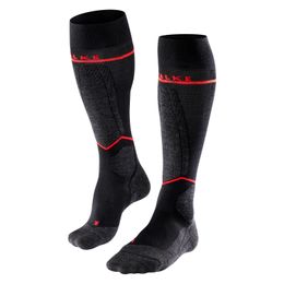 Falke Kinder Kniestr&uuml;mpfe "SK4 Advanced Compression Light", Gr. 42, schwarz, Obermaterial: 55% Schurwolle WV. 38% Polyamid PA. 5% Polypropylen PP. 2%