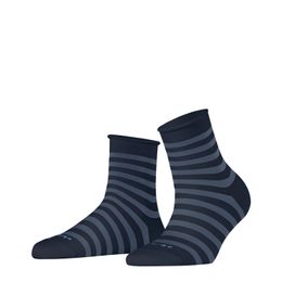 Burlington Damen Kurzsocken "Swansea", Gr. 36, blau, Obermaterial: 45% Baumwolle CO. 38% Viskose CV. 15% Polyamid PA. 2% Elasthan EL., Socken