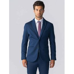 TEESHOPPEN Herren Sakko "TEESHOPPEN Blazer The Original", blau, Gr. 54, Obermaterial: 75% Polyester, 22% Viskose, 3% Elasthan, Sakkos