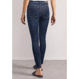 Street One Damen Comfort-fit-Jeans, blau, Gr. 31, unifarben, Jeans, 72% Baumwolle, 25% Polyester, 3% Elasthan, Jeans, Middle Waist
