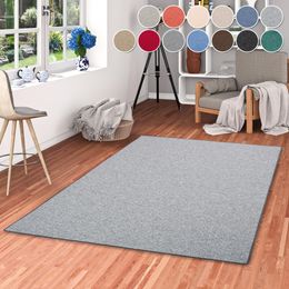 Teppich OTTO HOME, B:80cm H:5mm L:200cm, grau, Kunstfaser, Wohnzimmer, Teppiche, "Fortis, Schlinge, Made in Netherlands", Uni Farben, gekettelt, auch
