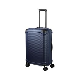 Travelite Trolley "MILLENNIUM Reisekoffer Hartschale", blau, Polycarbonat, Koffer, aus leichtem Polycarbonat mit stabiler Bauweise und Innenaufteilung