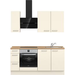 K&uuml;chenzeile Nobilia, B:180,3cm H:216,6cm T:60cm, wei&szlig;, Komplettk&uuml;chen-Sets, ""Touch II", NEU: individuell anpassbar mit gratis Profi-Beratung",