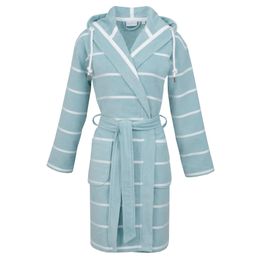 Unisex-Bademantel Carl Ross, L:105cm, blau, Frottier, Hausm&auml;ntel, "supercombed light", Kapuze