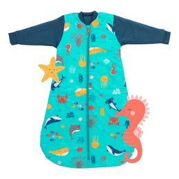 SCHLUMMERSACK Babyschlafsack "Schlafsack ohne F&uuml;&szlig;en 3.5 Tog", L: 70cm, blau, Schlafs&auml;cke