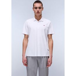 Napapijri Herren Poloshirt "EALIS SS SUM", wei&szlig;, Gr. XXXL, Jersey, Obermaterial: 100% Baumwolle, Shirts, mit Polokragen, Kurzarm-Design, aus
