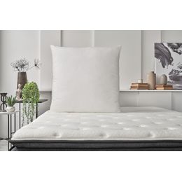 Synthetikkopfkissen Yatas Bedding, B:80cm L:80cm, wei&szlig;, Bezug: 100% Baumwolle. F&uuml;llung: 100% Polyester, Kopfkissen, "Polyat, Kopfkissen 40x80 cm",