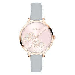 s.Oliver Damen Quarzuhr "Lovely Time", rosa, Armbanduhren, Armbanduhr, Damenuhr, analog