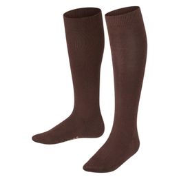 Falke Kinder Kniestr&uuml;mpfe "Family", Gr. 27, braun, Obermaterial: 92% Baumwolle CO. 7% Polyamid PA. 1% Elasthan EL., Socken
