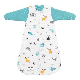 SCHLUMMERSACK Babyschlafsack "Schlafsack ohne F&uuml;&szlig;en 3.5 Tog", L: 90cm, wei&szlig;, Schlafs&auml;cke