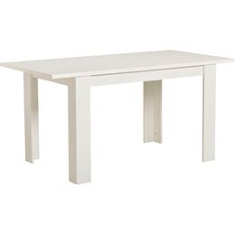Esstisch Home Affaire, B:153cm H:75cm T:80cm, wei&szlig;, Tische, "DT"