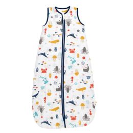 SCHLUMMERSACK Babyschlafsack "Schlafsack ohne F&uuml;&szlig;en 0.5 Tog", L: 150cm, blau, Schlafs&auml;cke