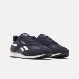 Reebok CLASSIC Herren Sneaker "REEBOK WORLD 70", Gr. 44, blau, Leder, Textil, Schuhe