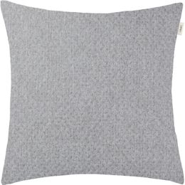 Dekokissen Esprit, B:45cm L:45cm, grau, Obermaterial: 100% Polyester, Dekokissen_Sitzkissen_Kissenh&uuml;llen, "Harp Structure, Wendekissenh&uuml;lle ohne