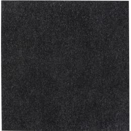 ANDIAMO Teppichfliese "Abbo, selbstklebend, Gesamth&ouml;he 4 mm", B : 40cm 25 Stk., L: 40cm, grau, Teppiche, Bodenschutz, quadaratisch 40x40 cm, 25er