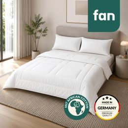 f.a.n. Naturfaserbettdecke FAN, B:155cm L:220cm, beige, Bezug: 100% Baumwolle. F&uuml;llung: 100% Lyocell (TENCEL ), Bettdecken, "African Cotton, 135x200 cm und