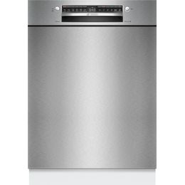 Bosch Unterbaugeschirrsp&uuml;ler "SMU4HVS14E", B:59,8cm H:81,5cm T:57,3cm, silber, Geschirrsp&uuml;ler, Mit 3-fach Rack Matic & flexiblen K&ouml;rben