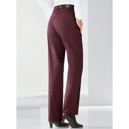 COSMA Damen Funktionshose, rot, Gr. 19, unifarben, 97% Baumwolle, 3% Elasthan, Hosen