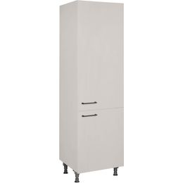 Vorratsschrank Nobilia, B:60cm H:216,6cm T:58,3cm, beige, K&uuml;che, Schr&auml;nke, ""MIAMI", Ausrichtung w&auml;hlbar, mit zwei T&uuml;ren, vormontiert", Breite/H&ouml;he:
