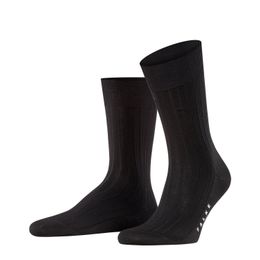 Falke Damen Socken "Milano", Gr. 45, schwarz, Obermaterial: 97% Baumwolle CO. 3% Polyamid PA., Socken