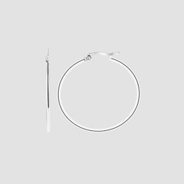 Adelia&acute;s ADELIA ́S Damen Paar Creolen "Ohrringe &ndash; Creole aus Edelstahl", silber, Edelstahl, Ohrringe, Ein kleines Geschenk mit gro&szlig;er Wirkung