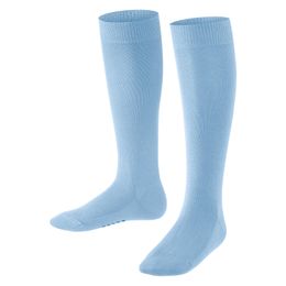 Falke Kinder Kniestr&uuml;mpfe "Family", Gr. 35, blau, Obermaterial: 92% Baumwolle CO. 7% Polyamid PA. 1% Elasthan EL., Socken