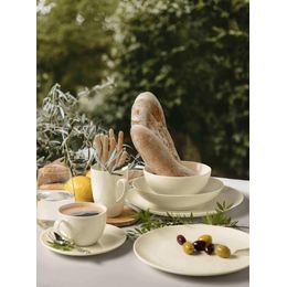Seltmann Weiden Servierplatte "Servierplatte Savona Fine Diamond 31,3 x 21,1 cm creme", B/H/L: 21,1cm x 2,9cm, beige, Servierplatten,