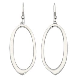 Vivance Damen Paar Ohrhaken "trendy style", Chirurgiestahl, silber, Chirurgiestahl, Ohrringe