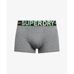Superdry Herren Boxershorts "TRUNK TRIPLE PACK", Gr. Lschwarz, khaki, grau, Jersey, Obermaterial: 95% Baumwolle, 5% Elasthan, unifarben, Unterhosen,