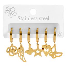 Adelia&acute;s ADELIA ́S Damen Kettenanh&auml;nger "Anh&auml;nger &ndash; Anh&auml;nger aus Edelstahl", Edelstahl, gold, Edelstahl, Schmuckanh&auml;nger, Ideal zum Verschenken &ndash; schlicht und
