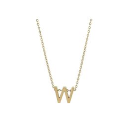 Adelia&acute;s ADELIA ́S Damen Kette ohne Anh&auml;nger "Halskette &ndash; Buchstabe N aus Edelstahl 45+5", 50cm, Edelstahl, gold, Edelstahl, Halsketten, Zum Verschenken &ndash;