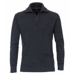 Casamoda Herren Troyer "Casamoda Stricktroyer uni", blau, Gr. XXL, 90% Baumwolle, 10% Polyamid, Pullover