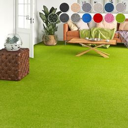 OTTO HOME Teppichboden "Zephyra, Schlinge, Gesamth&ouml;he 8 mm, Made in Netherlands", B : 400cm 1 Stk., L: 450cm, gr&uuml;n, Schlafzimmer, Teppiche, Uni