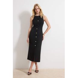 Trendyol Kleid Damen Gr&ouml;&szlig;e 36 schwarz Sommerkleid