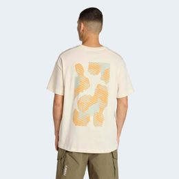 adidas terrex Herren Funktionsshirt "MULTI MEADOW PACK", beige, Gr. M, Obermaterial: 100% Baumwolle, Shirts, Print T-Shirt