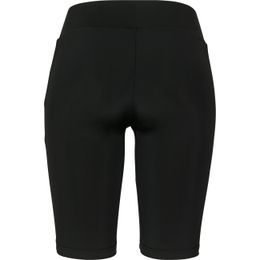 Urban Classics Damen Stoffhose "Urban Classics Damen Ladies Cycle Shorts"schwarz, Gr. S, unifarben, 80% Polyamid, 20% Elasthan, Hosen