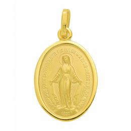 Adelia&acute;s ADELIA ́S Damen Kettenanh&auml;nger "Medaille Milagrosa 333 Gold ( 8K )", Gold, gold, Gold, Schmuckanh&auml;nger, Goldanh&auml;nger Milagrosa