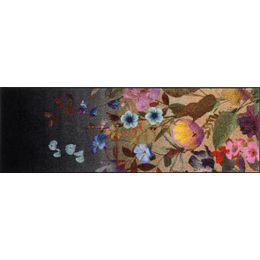 L&auml;ufer, B:60cm H:7mm L:180cm, bunt, wash+dry by Kleen-Tex, Polyamid, Flur, Teppiche, "Midnight Blooms"