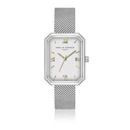 AMELIA PARKER Damen Quarzuhr "AH1-B014S", silber, Armbanduhren