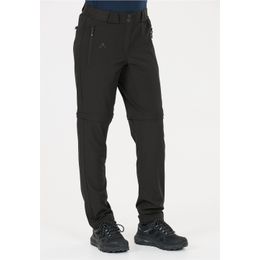WHISTLER Damen Outdoorhose "Gerd V2", schwarz, Gr. 38, unifarben, 92% Polyester, 8% Elasthan, Hosen, in atmungsaktiver Qualit&auml;t