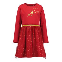 Blue Seven Dress girl size 116 Gold / Red