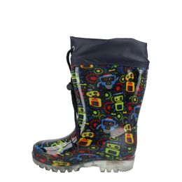 Beck Rubber Boots boy size 26 Dark blue / Yellow / Green / Red