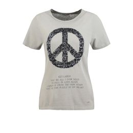 Key Largo T-Shirt 'Pax' Damen Gr&ouml;&szlig;e S hellgrau / silber