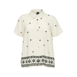 Vero Moda Curve Bluse 'VMKai' Damen Gr&ouml;&szlig;e XL schwarz / wollwei&szlig;